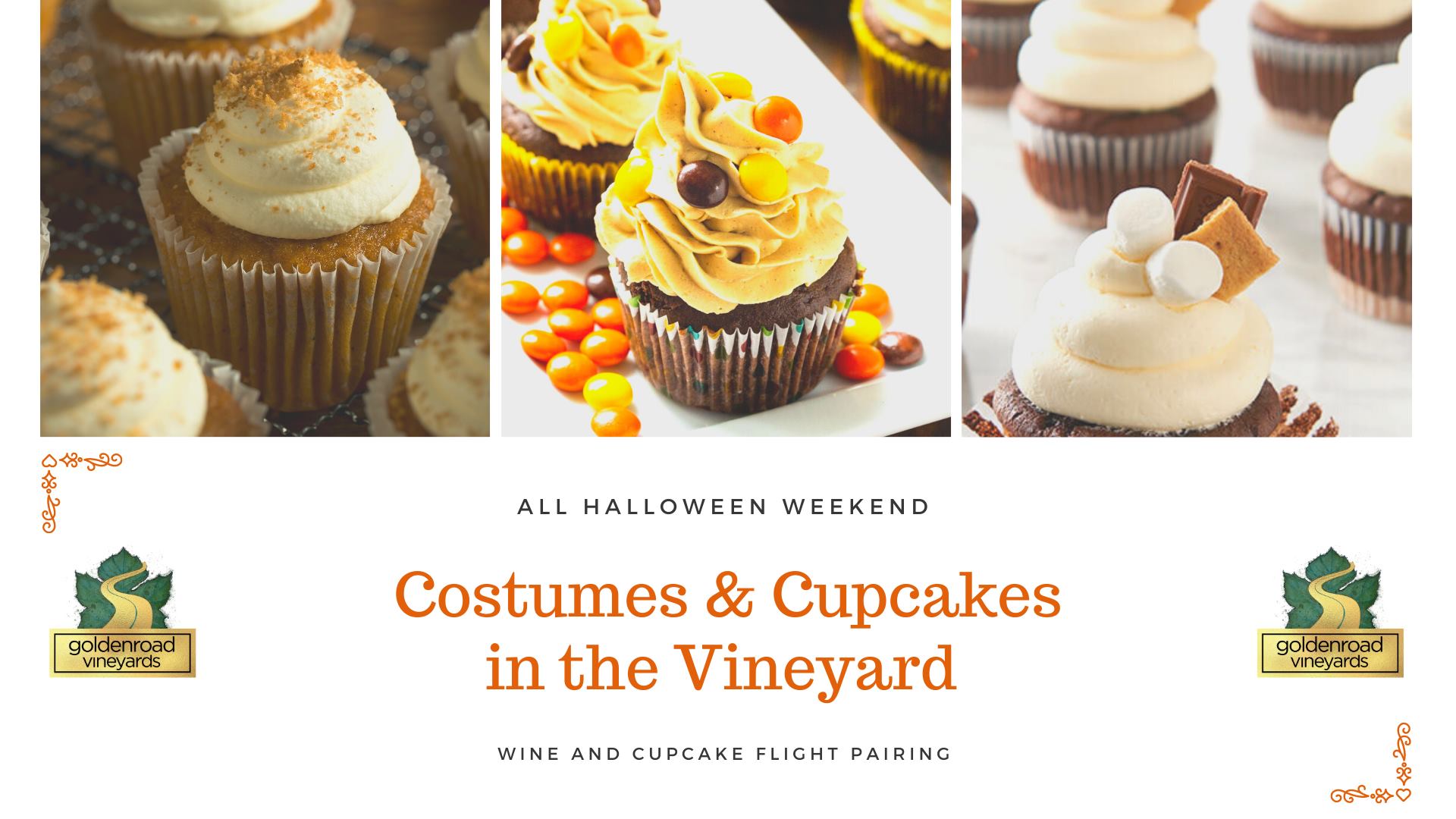 Cupcakes & Costumes at Golden Road Vineyards | Mayberry, NC
